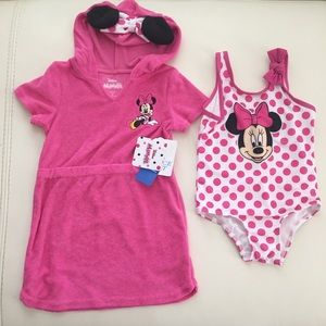 Disney | Swim | Disney Minnie Mouse Cute Swimwear Set | Poshmark